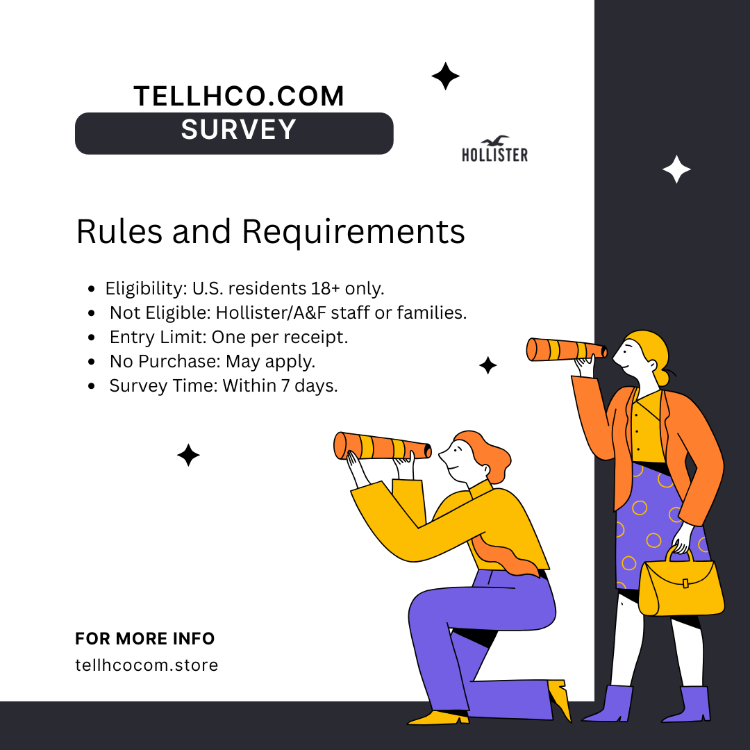 Tellhco.com Survey Rules and Requirements - TellHCO Survey